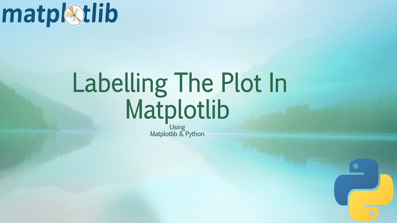 How To Label The Plot In Matplotlib Using Python