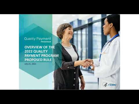 2022 Quality Payment Program Proposed Rule Overview