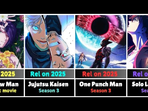 All Upcoming Anime Series Release in 2025 #anime #trending #crunchyroll