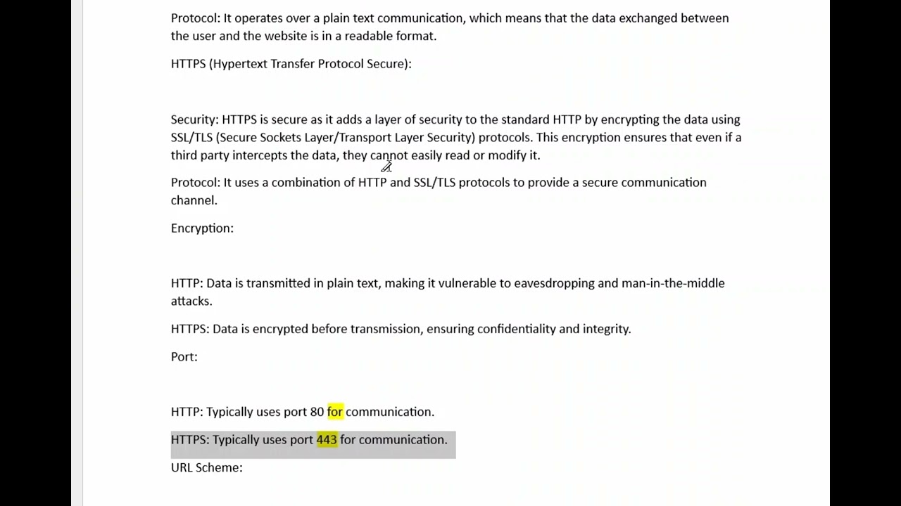 What is the difference between HTTP and HTTPS? #cybersecurity #http #port80 #port443#tls #ssl #ne