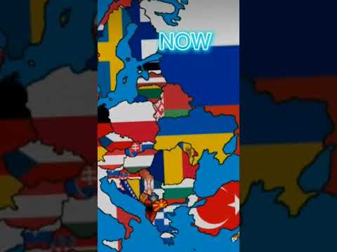 Europe Map Now VS 1930 #shorts