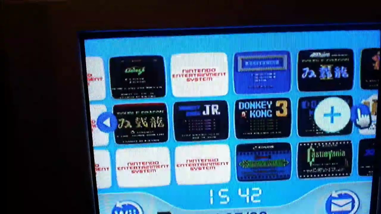 Wii System Menu With Homebrew Channel.