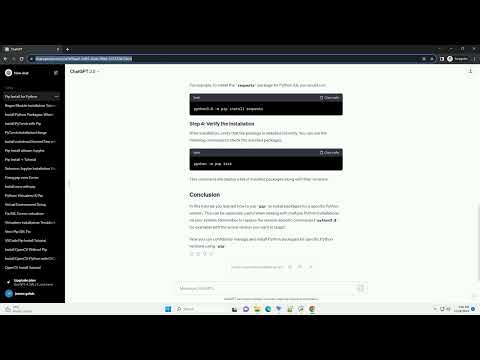 pip install in specific python version