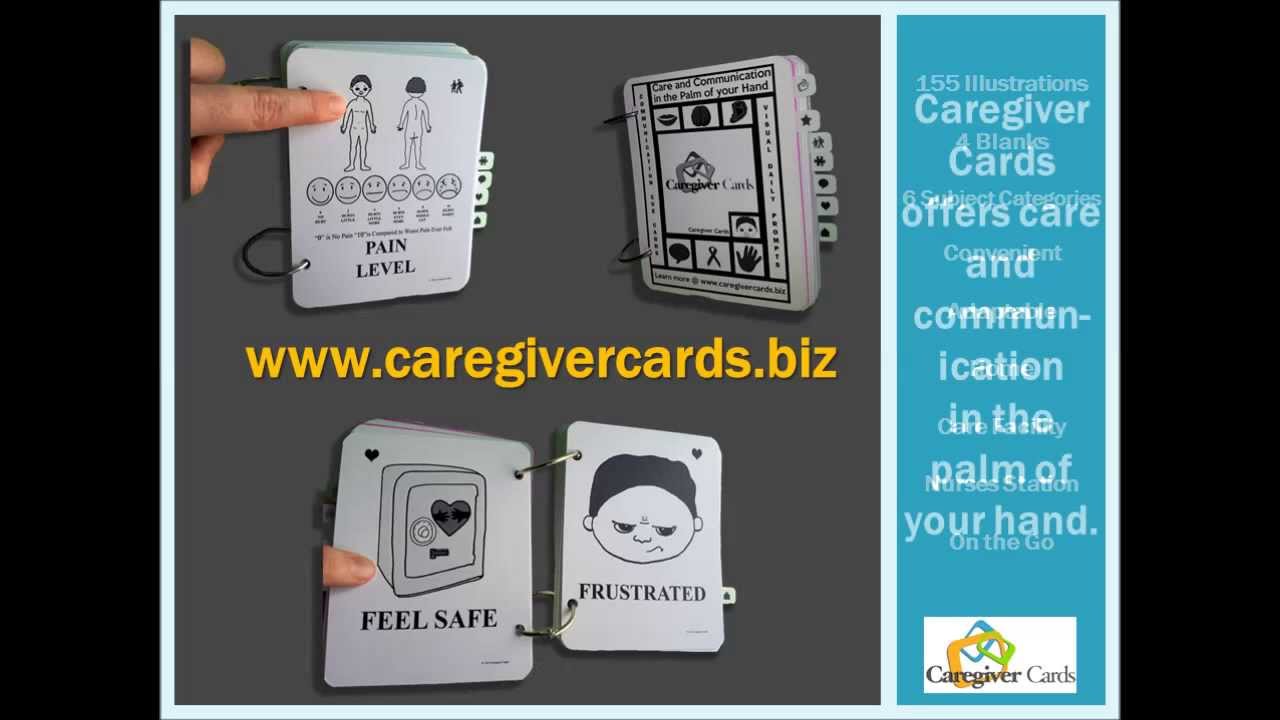 Watch how visual cue cards can help communicate with Alzheimer's and dementia.