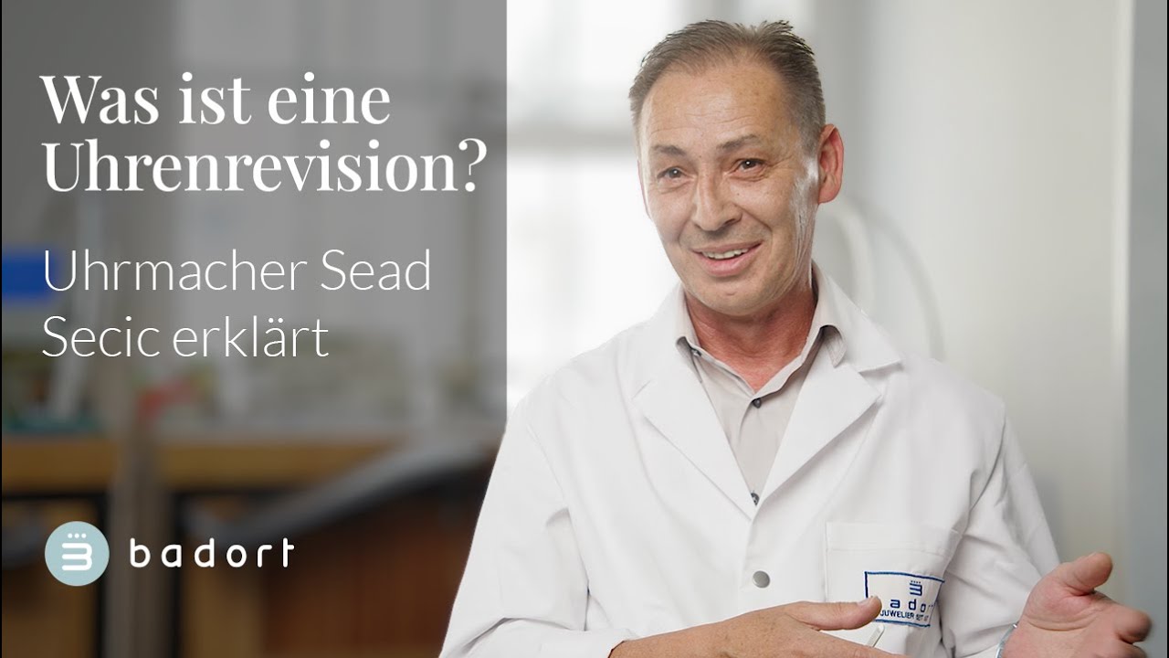 Unser Uhrmacher erklärt die Uhrenrevision  |  #juwelierbadort