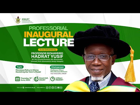 Professorial Inaugural Lecture to be delivered by Professor Mohammed Hadrat Yusif