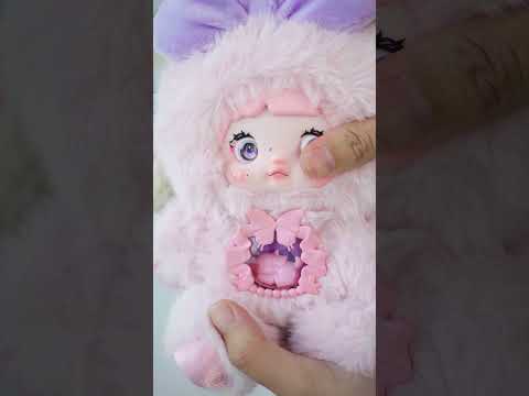 🌸 Unboxing the adorable pink Nommi from the Fantasy World Series! #calembou #unboxing #plush