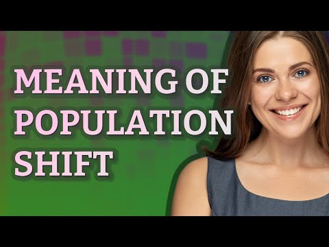 Population shift | meaning of Population shift