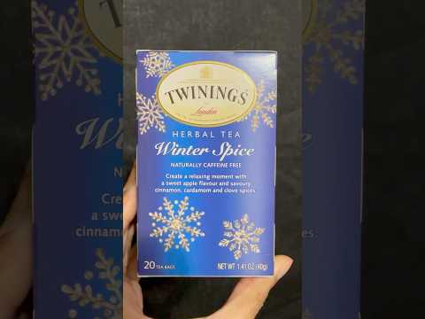???????? [ingredients/box] Winter Spice apple cinnamon British Tea ???? #UK #British #Tea #winter