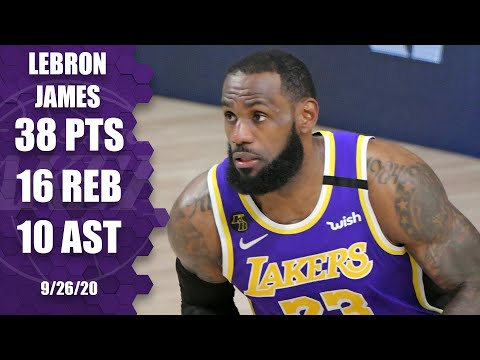 LeBron James leads Lakers with 38-point triple-double [GAME 5 HIGHLIGHTS] | 2020 NBA Playoffs