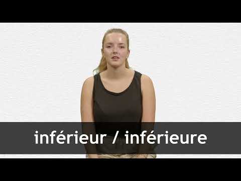 English Translation of “INFÉRIEUR” | Collins French-English Dictionary