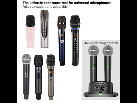 The CH-T1 Dual Magnetic Charging Dock for Universial wireless microphone