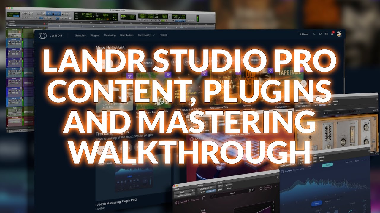 LANDR Studio Pro Walkthrough