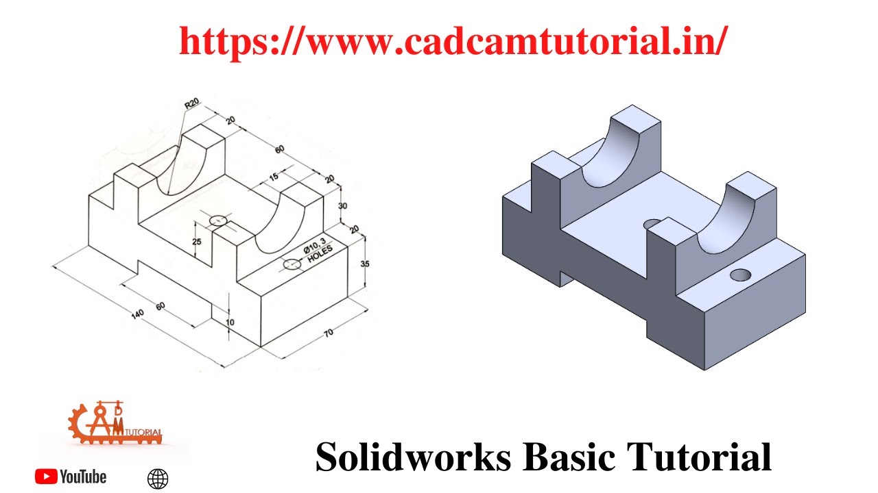 Solidworks Basic Tutorial for Beginners !Training Exercise 8