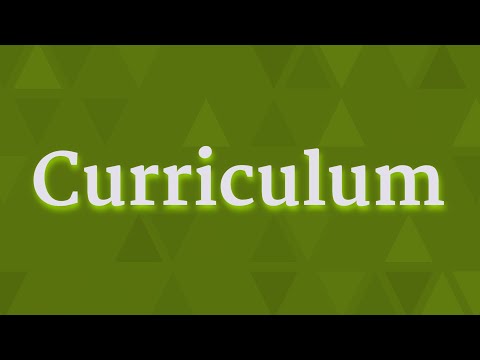 CURRICULUM pronunciation • How to pronounce CURRICULUM