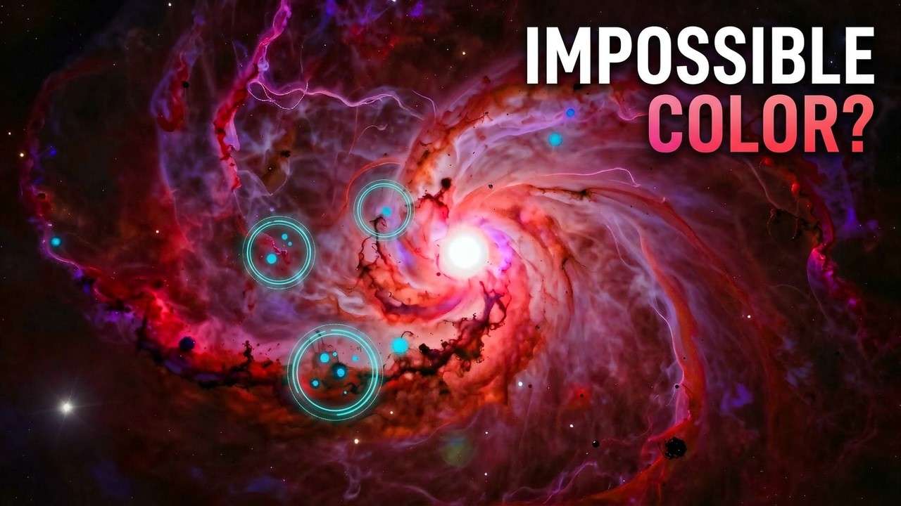 Pink Red Nebula: The Spiral Galaxy That Defies Physics Wallpaper 4K