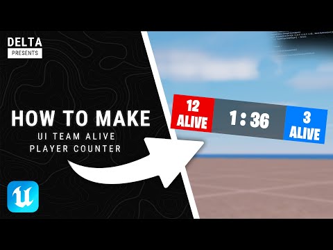 How To Create A Live Team Player Counter UI In UEFN For Fortnite