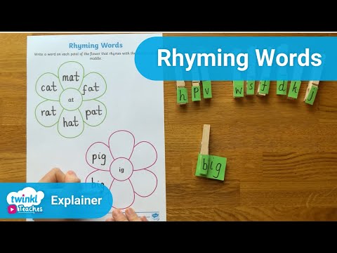 Rhyming Words Worksheets