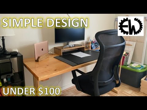 Cleverly Simple DIY Computer Desk