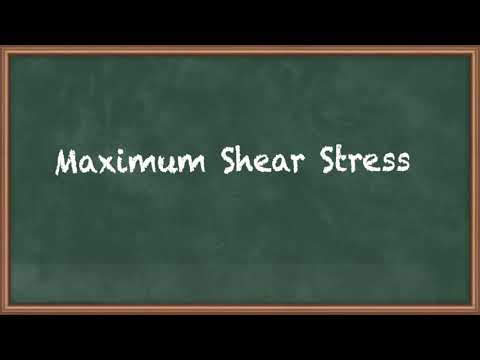 Maximum Shear Stress Explained In Strength of Materials - GATE Video ...
