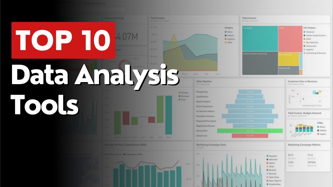Top 10 Data Analysis Tools |  Data Science Tools For Beginners