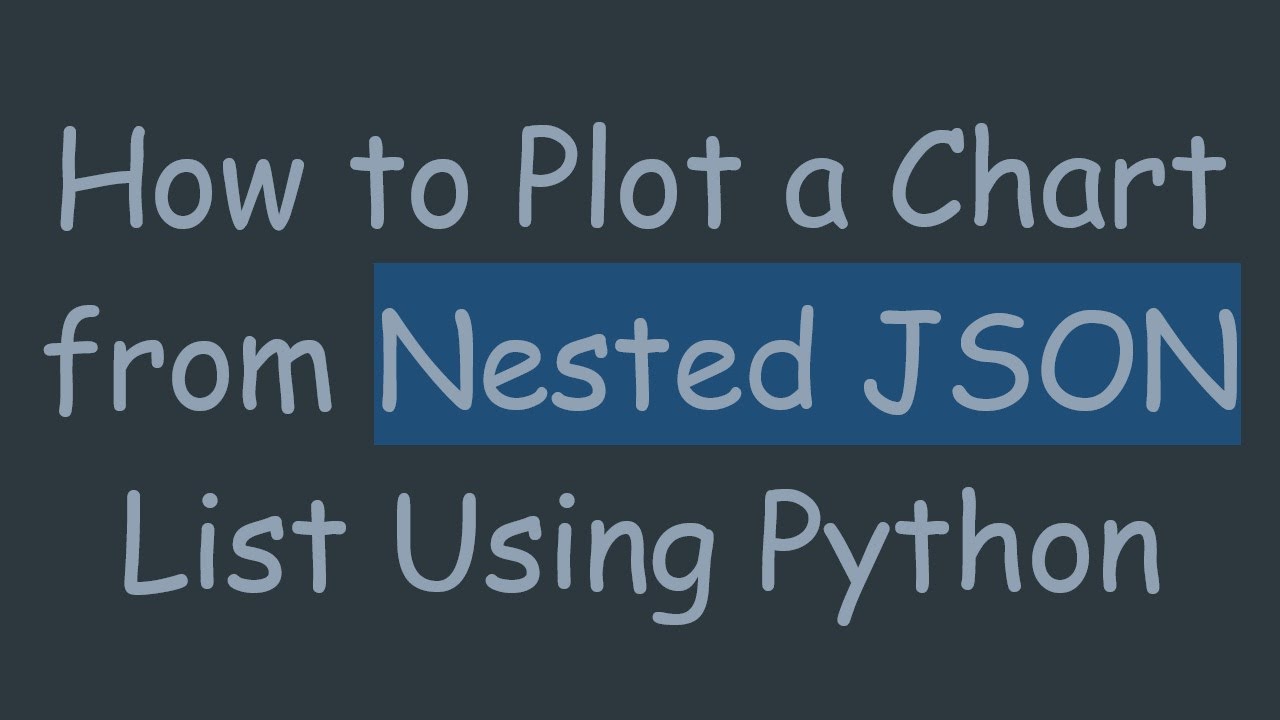 How to Plot a Chart from Nested JSON List Using Python