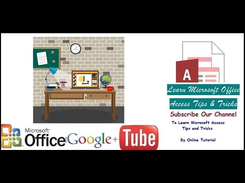 Microsoft Access How To Update Data Into Table Using Vba Part 1