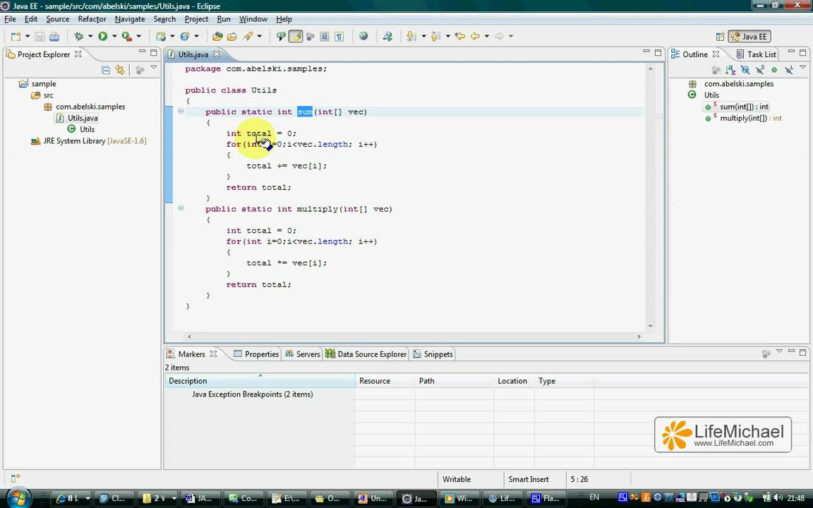 JUnit Test using Eclipse - Part 1
