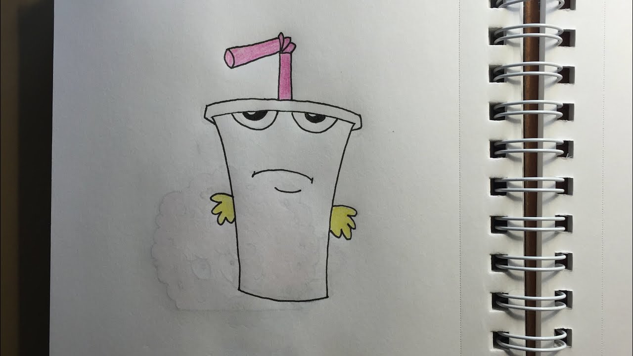 484 - How to Draw Master Shake from Aqua Teen Hunger Force