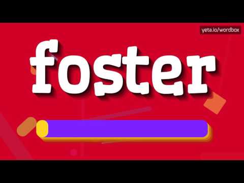 FOSTER - HOW TO PRONOUNCE IT?