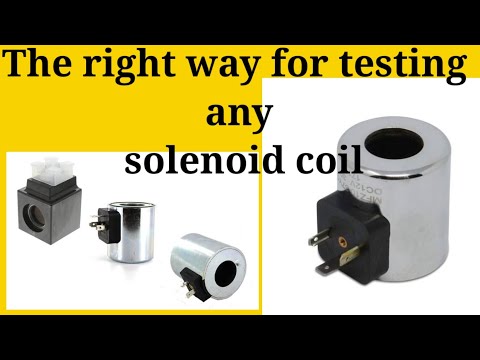 The right way for testing any solenoid coil!How to Test a Solenoid Coil?
