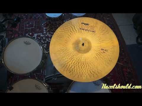 RARE Vintage Paiste BLUE LABEL 21” HEAVY 2895 g Ride Keltner | Reverb