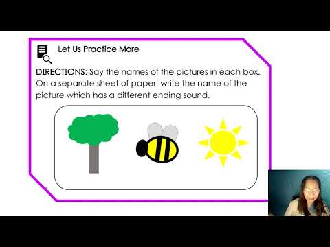 RECOGNIZING RHYMING WORDS (QUARTER 3- MODULE 1)