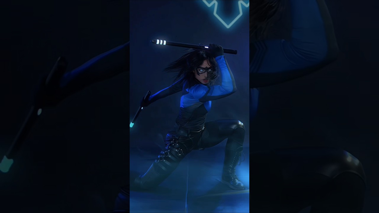 Female Nightwing | New Cosplay Unlocked! 💙💥 #dccomics #edit #titans #cosplay