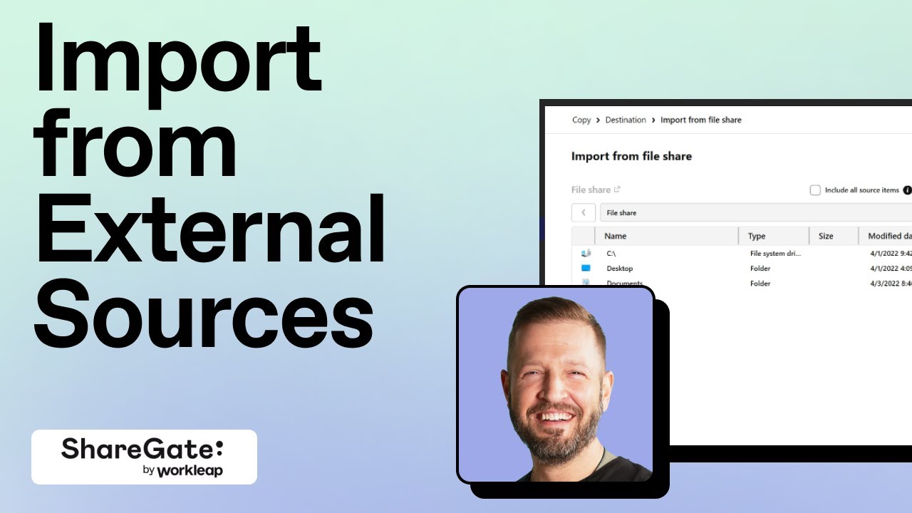 Import from External Sources