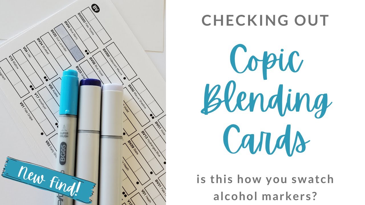 Copic Blending Cards | The Better Way to Swatch Copics?