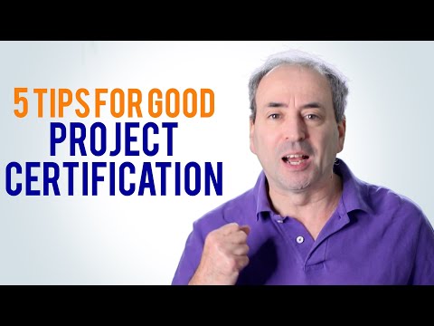 Certification for Project Managers - 5 Tips