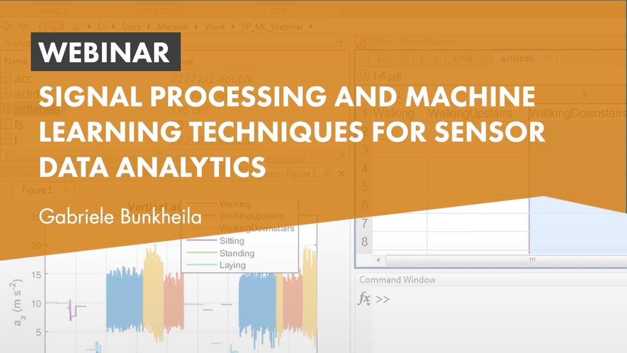 Signal Processing and Machine Learning Techniques for Sensor Data Analytics