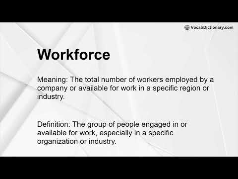 Workforce Meaning