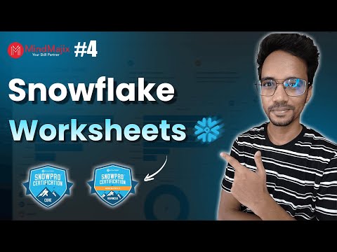 Snowflake Worksheet Tutorial | How to Create Database, Schema and Table in Snowflake | MindMajix
