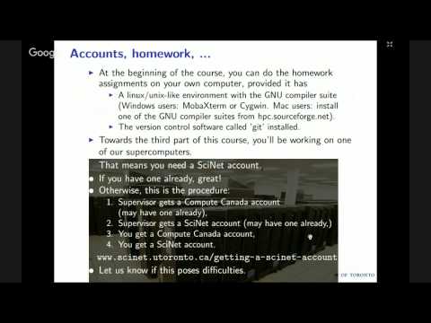 Scientific Computing - Lecture #1