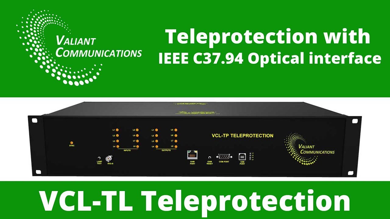 Digital Teleprotection with IEEE C37.94 Optical Interface || Valiant Communications