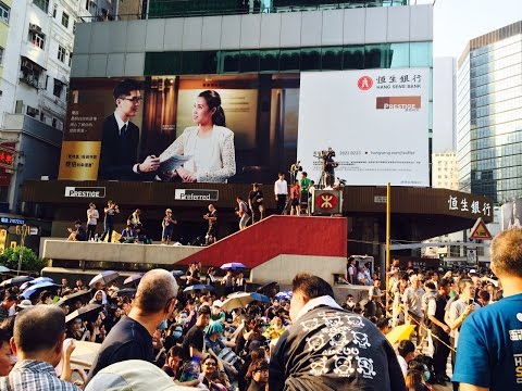 Mass Protests Spread in Hong Kong