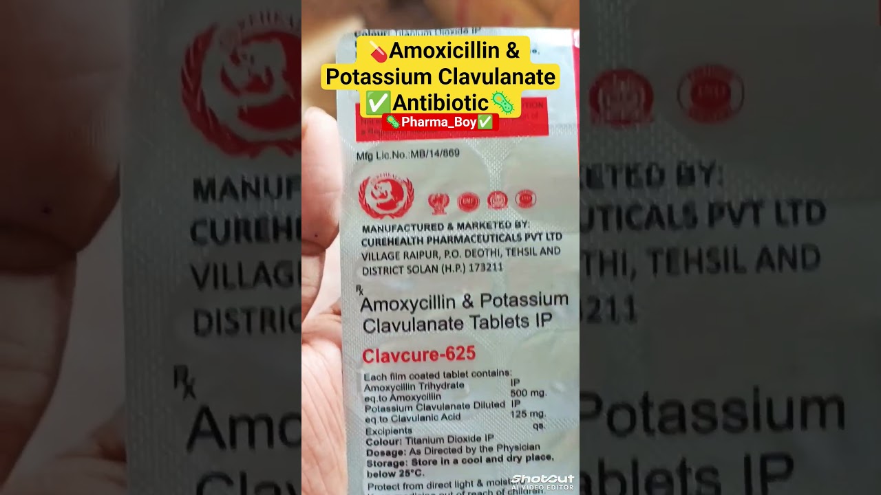 Amoxicillin + Clavulanate: Why Doctors Prescribe This Powerful Antibiotic! 💊 #shorts