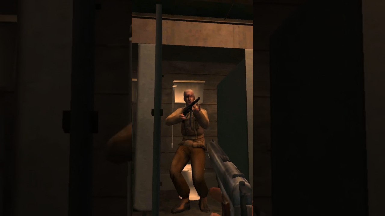 his reaction is delicious #medalofhonor #mohaa  #gameplay #gaming  #shorts #short