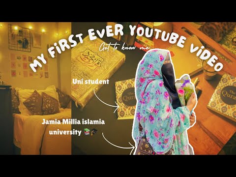 My first YouTube video—Get to know me!!