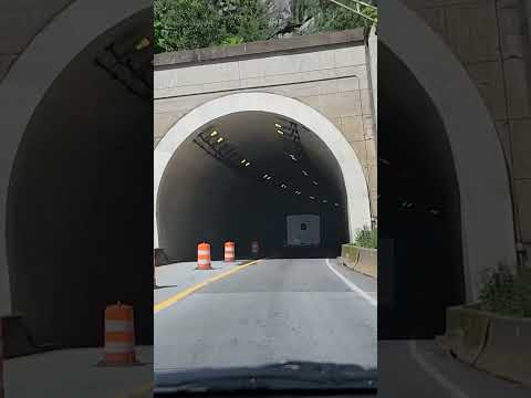 Tunnel in the Appalachian Mountains. #automobile #driving #travel #roadtrip #tunnel #tennessee