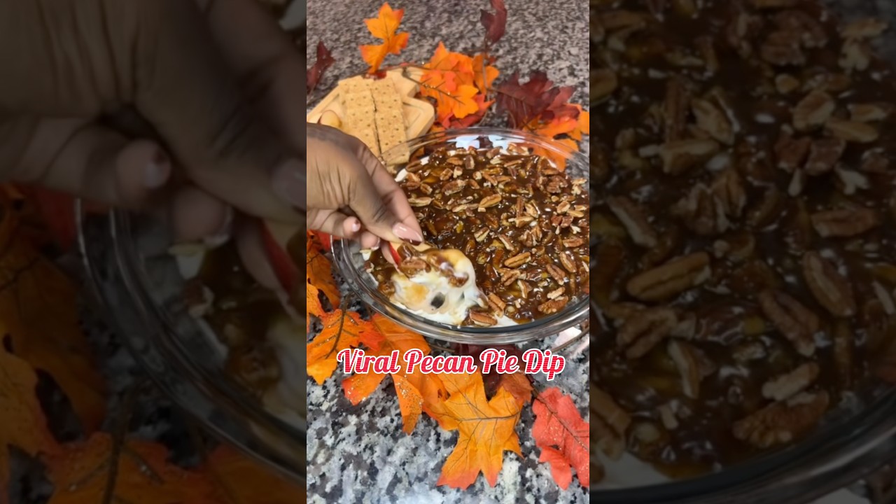 Have you tried my Viral Pecan Pie Dip🔥. #pecanpie #holidayrecipes #fyp