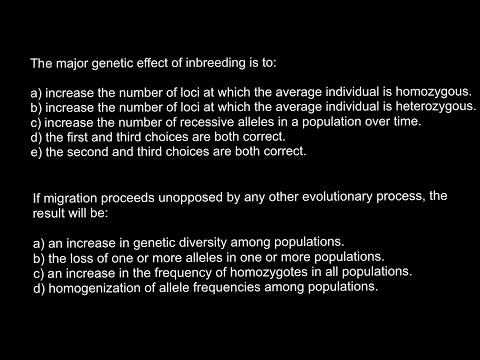 What is the major genetic effect of inbreeding