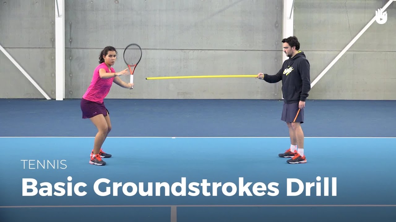 Basic Groundstrokes Drill - How to Play Tennis | Sikana